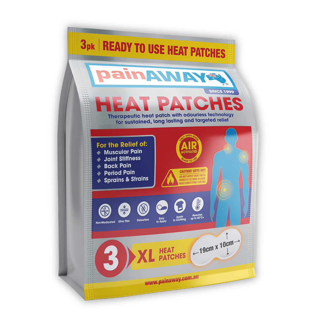 Heat Patch XL 3 Pack - Pain Away Australia